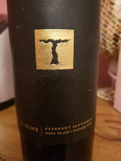 2015 T-Vine Cellars Cabernet Sauvignon Napa Valley, USA, California ...