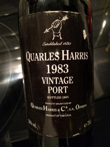 1981 Quarles Harris Porto Late Bottled Vintage, Portugal, Douro, Porto ...