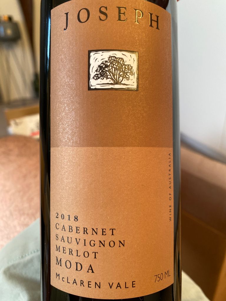 2018 Primo Estate Joseph Cabernet Sauvignon Merlot Moda, Australia ...