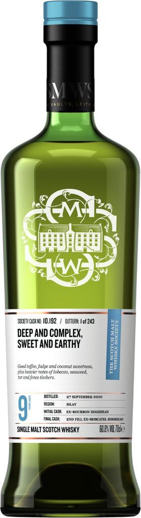 2010 Bunnahabhain 9 Year Old SMWS 10.192 'Deep and complex, sweet and ...