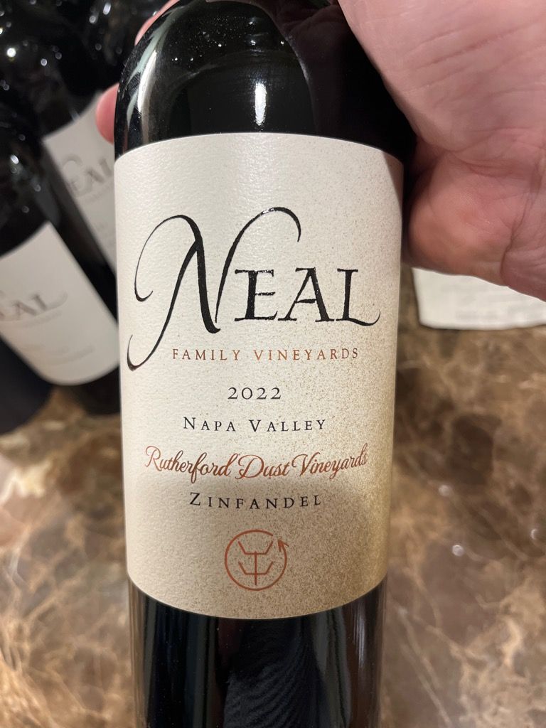 2023 Neal Family Vineyards Zinfandel Rutherford Dust, USA, California ...