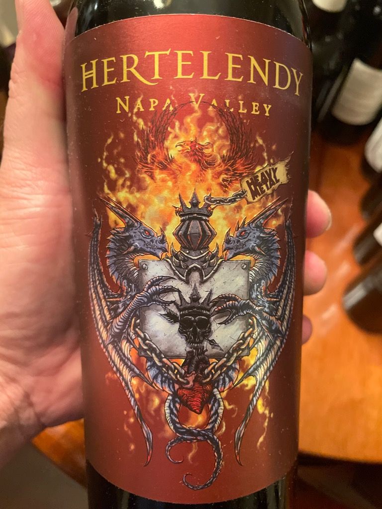 2020 Hertelendy Cabernet Franc Heavy Metal, USA, California, Napa ...