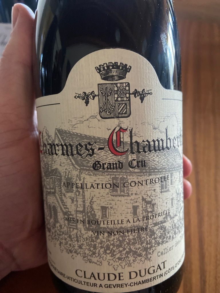 2015 Claude Dugat Charmes-Chambertin, France, Burgundy, Côte de Nuits ...