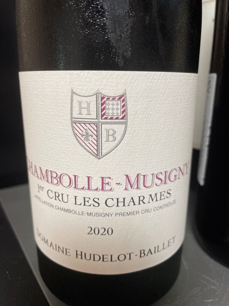2021 Domaine Hudelot-Baillet Chambolle-Musigny 1er Cru Les Charmes ...