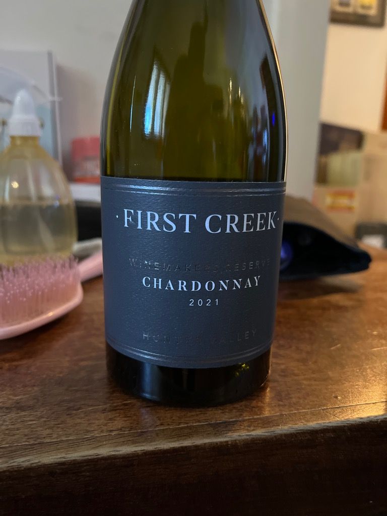 2021 First Creek Wines Chardonnay Winemaker's Reserve, Australia, New ...