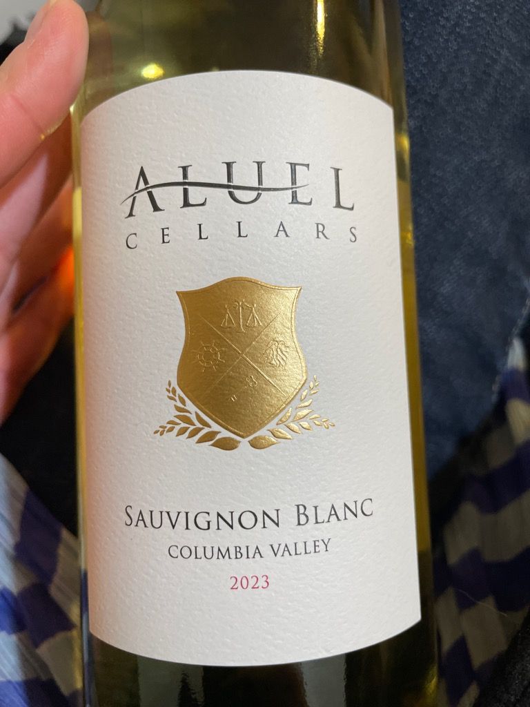 2023 Aluel Cellars Sauvignon Blanc, USA, Washington, Columbia Valley ...