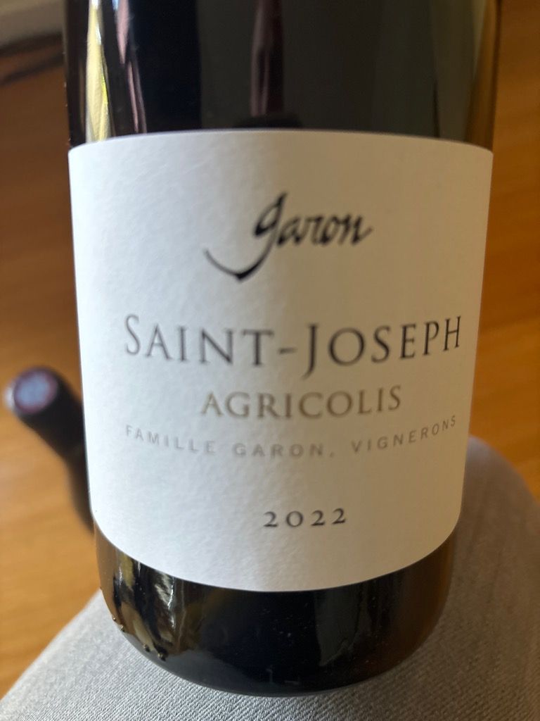 2023 Domaine Garon Saint-Joseph Agricolis Blanc, France, Rhône ...