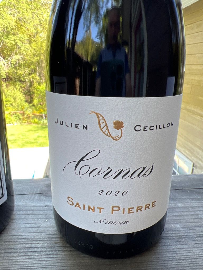 2021 Julien Cecillon Cornas Saint Pierre, France, Rhône, Northern Rhône ...