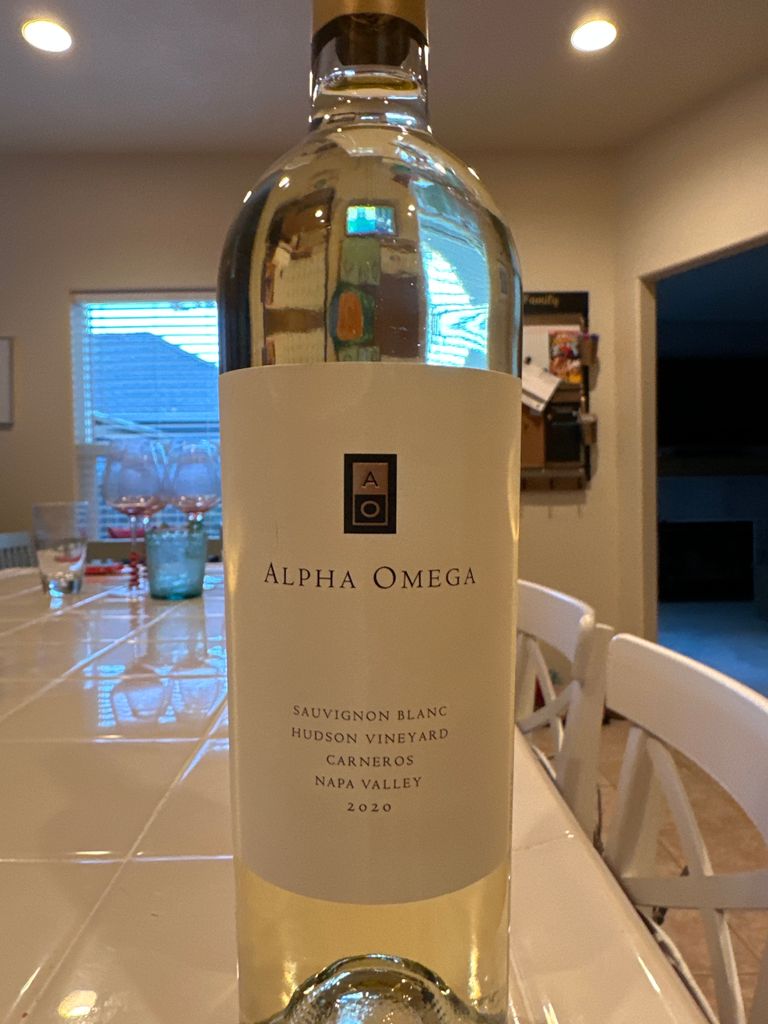 2020 Alpha Omega Sauvignon Blanc Hudson Vineyard, USA, California, Napa ...