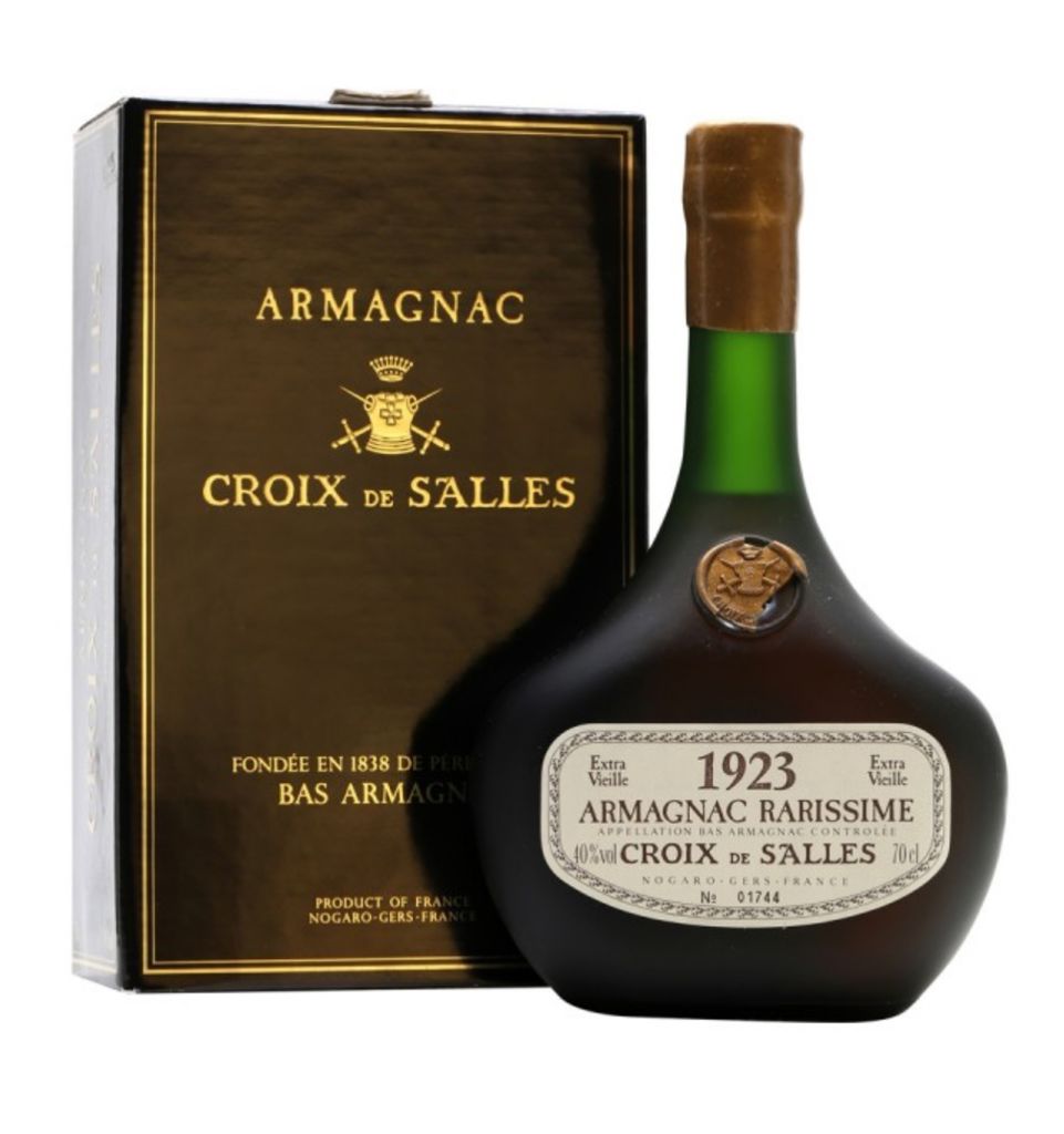 1923 Armagnac Rarissime Armagnac Cross de Salles, France, Southwest ...