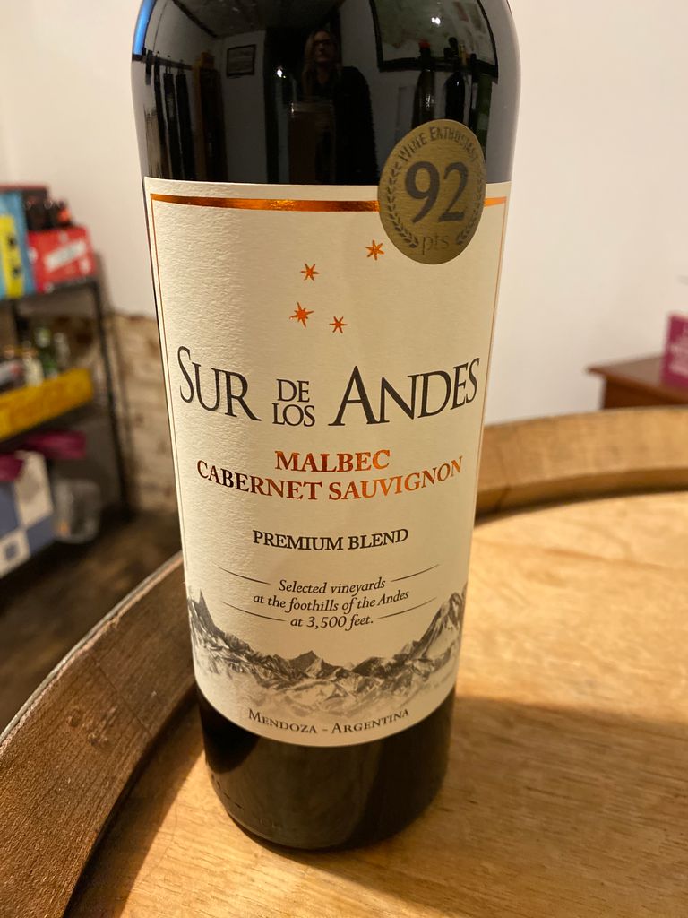 2014 Bodega Sur de los Andes Malbec-Cabernet Sauvignon Premium Blend ...
