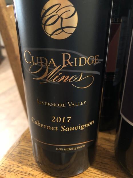 2017 Cuda Ridge Wines Cabernet Sauvignon Black Label, USA, California ...