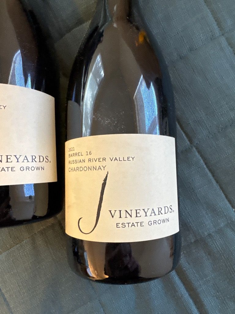 2021 J Vineyards & Winery Chardonnay Barrel 16, USA, California, Sonoma ...