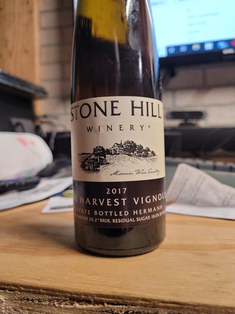 1991 Stone Hill Winery Vignoles Late Harvest, USA, Missouri, Hermann ...