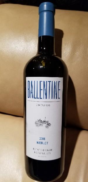 2016 Ballentine Vineyards Merlot, USA, California, Napa Valley, St ...