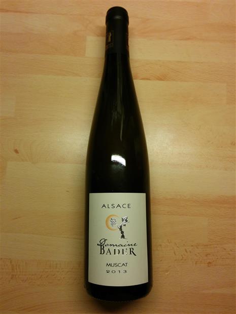 2013 Domaine Bader Muscat, France, Alsace - CellarTracker