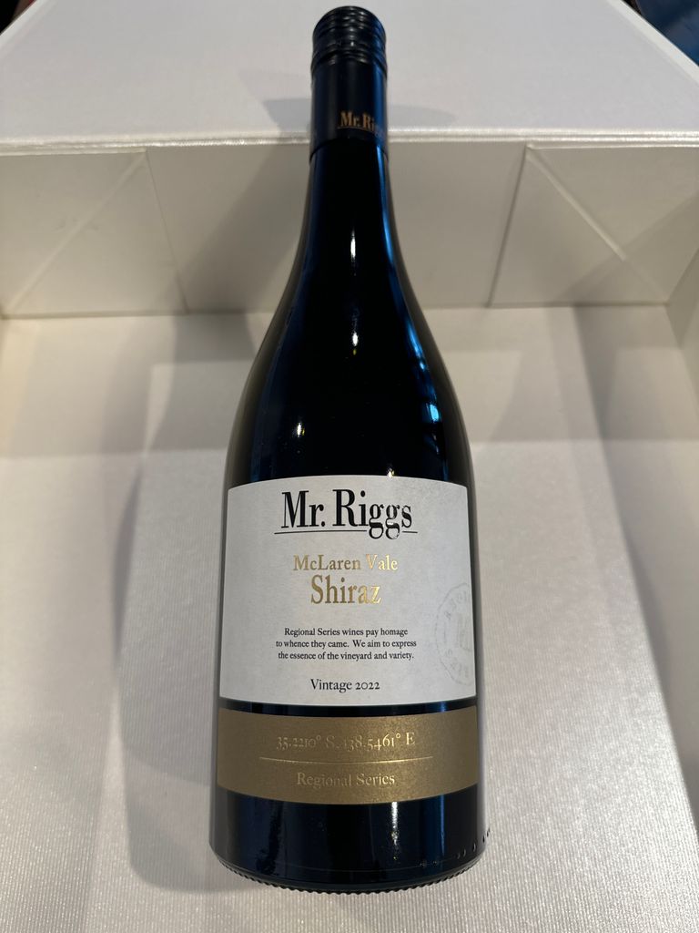 2022 Mr. Riggs Shiraz, Australia, South Australia, Fleurieu, McLaren ...