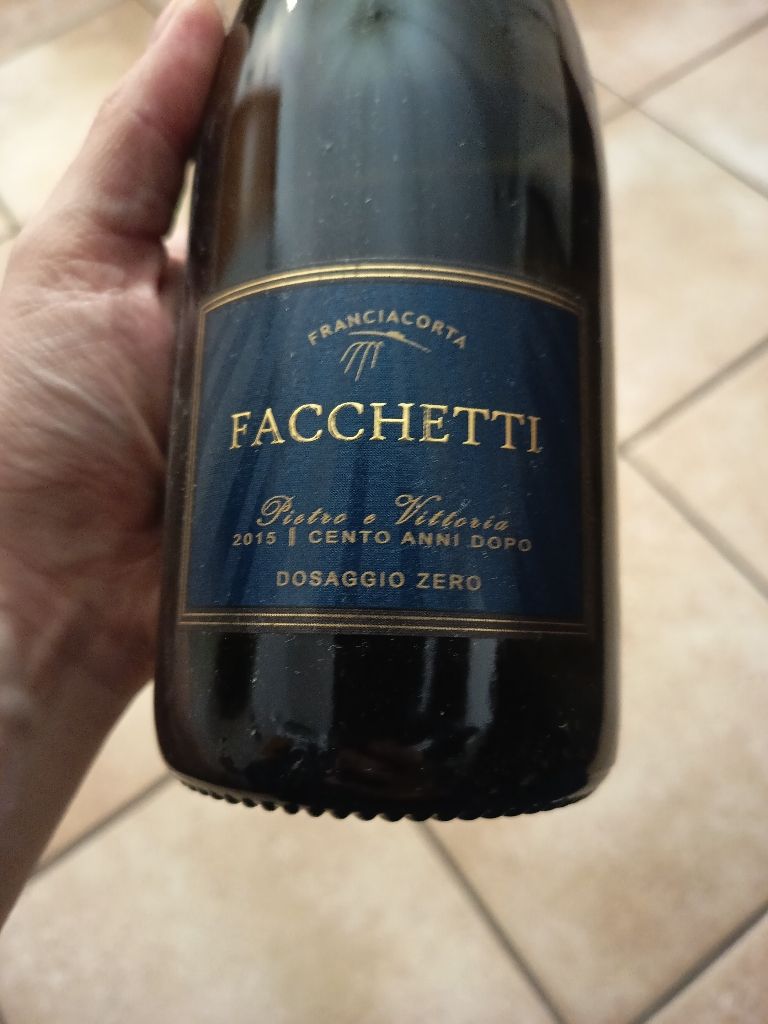 2015 Facchetti Franciacorta Pietro e Vittoria Dosaggio Zero, Italy ...