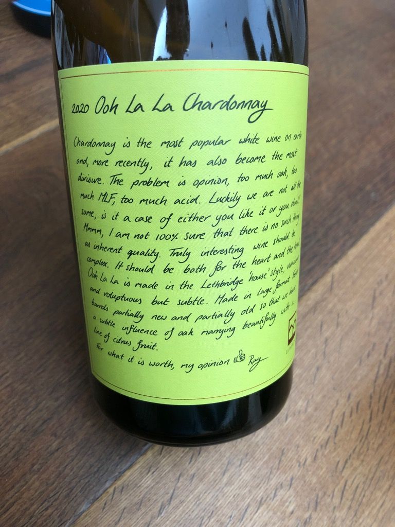 2019 Lethbridge Wines Chardonnay Ooh LaLa, Australia, Victoria, Port ...
