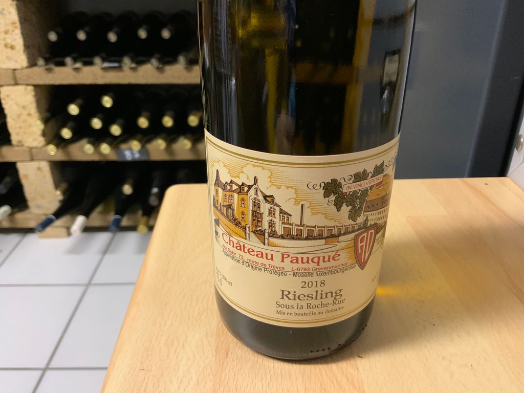 2017 Caves Albert Duhr (Château Pauqué) Riesling Sous la Roche ...