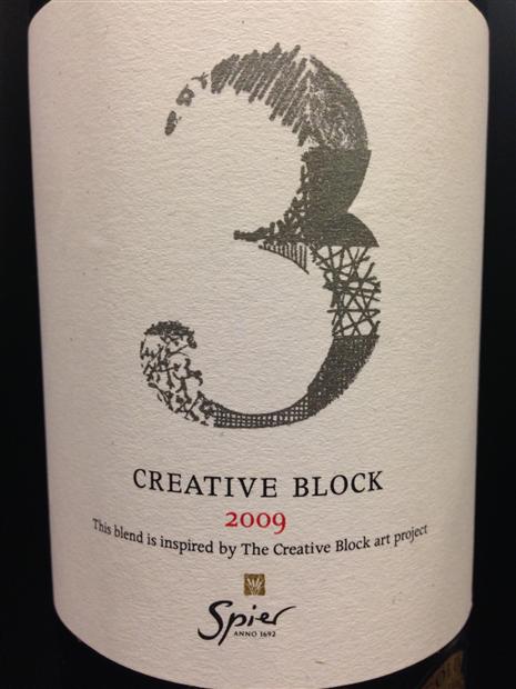 2009 Spier Creative Block 3, South Africa, Coastal Region - CellarTracker