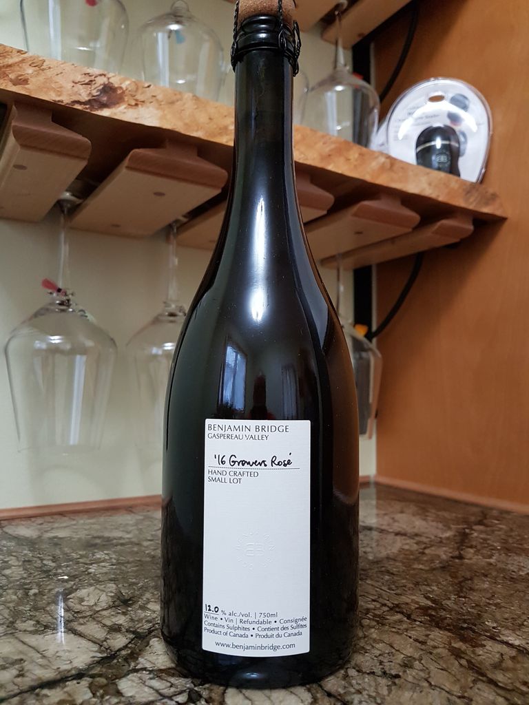 2021 Benjamin Bridge Growers Rosé, Canada, Nova Scotia, Annapolis ...