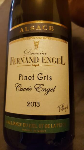 2009 Domaine Fernand Engel Pinot Gris Cuvée Engel, France, Alsace ...