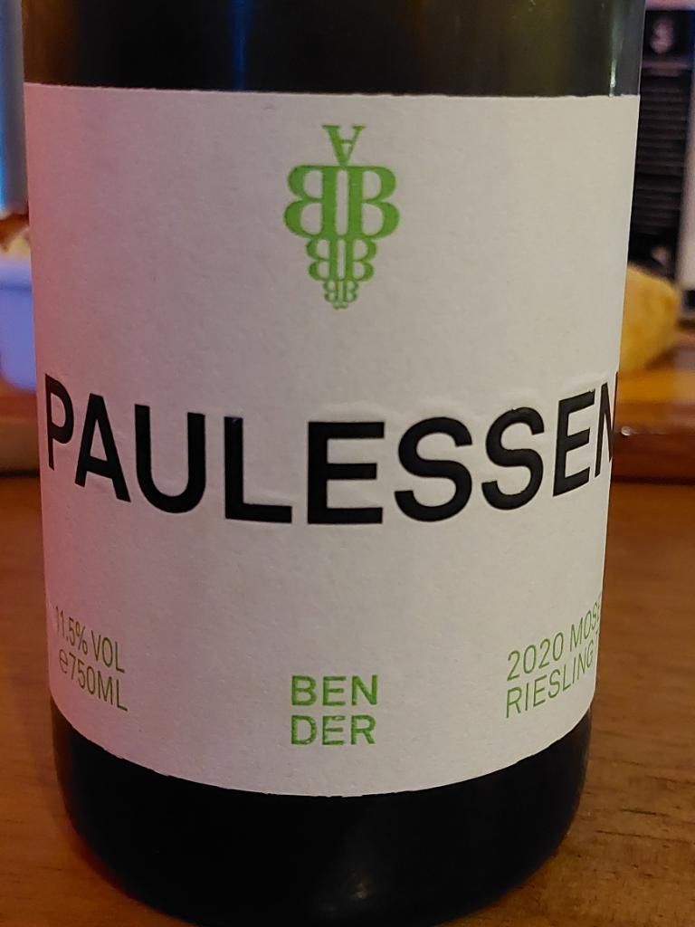 2021 Andreas Bender Riesling Paulessen, Germany, Mosel Saar Ruwer ...