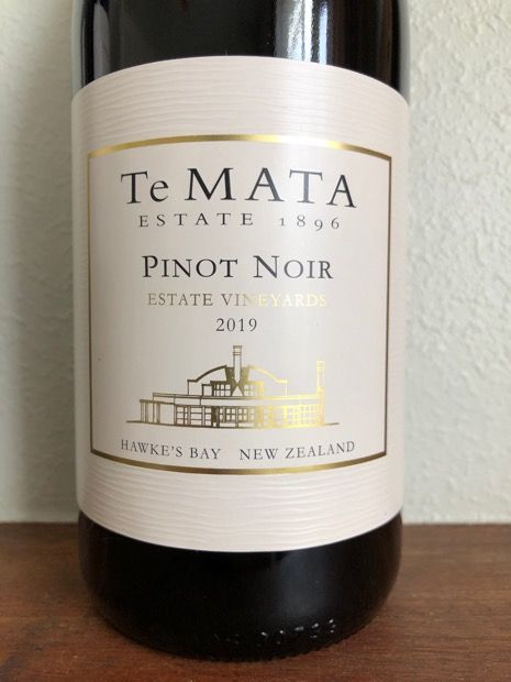2019 Te Mata Estate Pinot Noir, New Zealand, North Island, Hawke's Bay ...