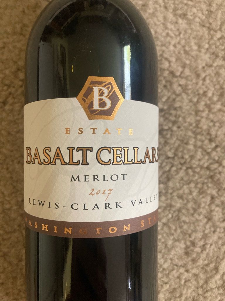 2019 Basalt Cellars Merlot, USA, Washington, Columbia Valley ...