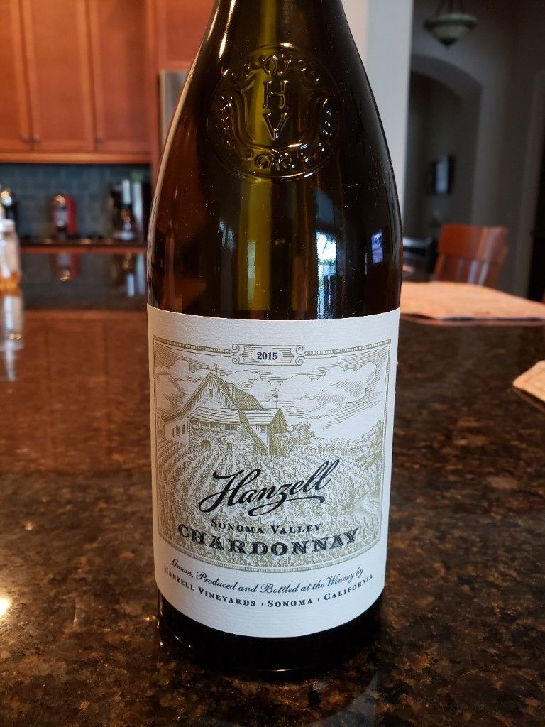 2015 Hanzell Chardonnay, USA, California, Sonoma County, Sonoma Valley ...