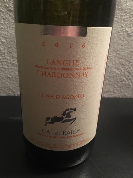 2016 Ca' del Baio Langhe Chardonnay Luna d'agosto, Italy, Piedmont, Langhe, Langhe DOC ...