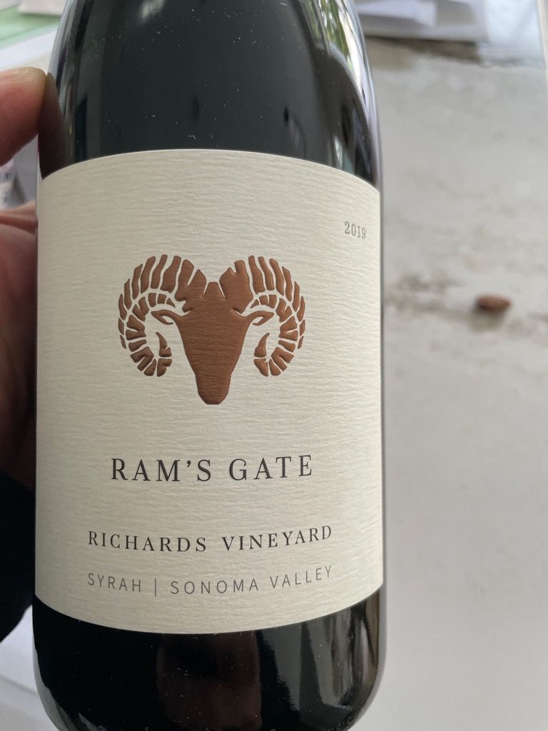 2020 Ram's Gate Syrah Richards Vineyard, USA, California, Sonoma County ...