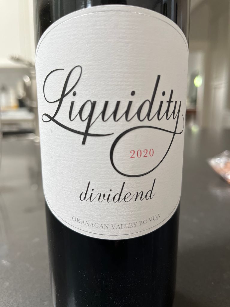 2020 Liquidity Wines Dividend, Canada, British Columbia, Okanagan ...