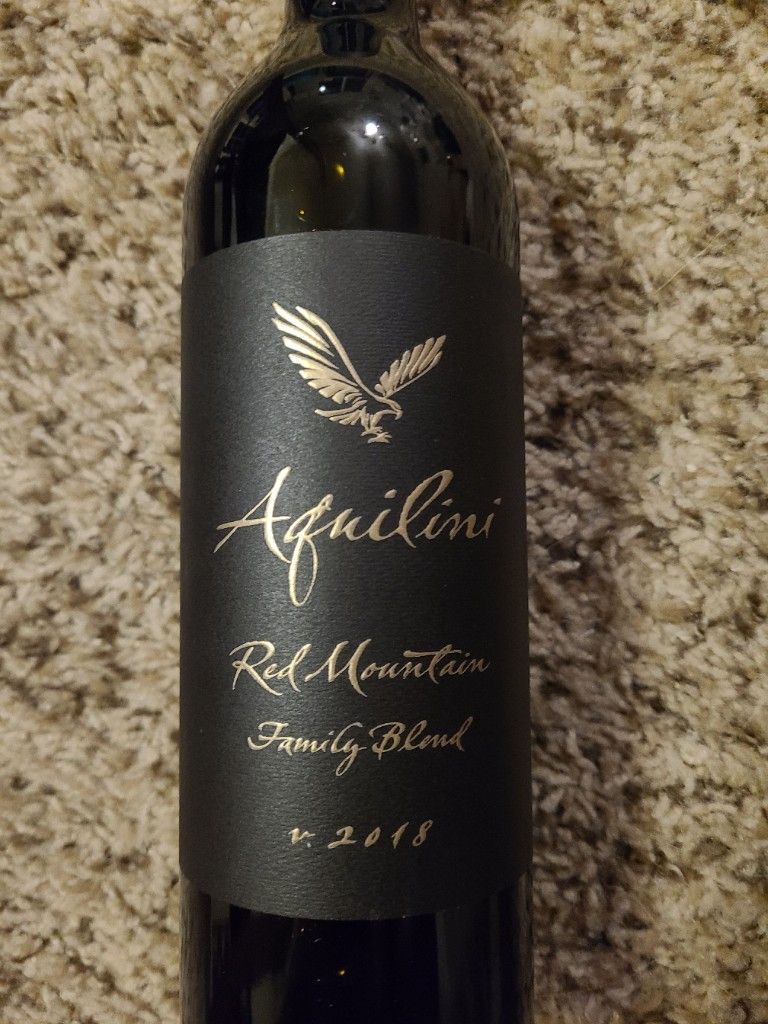 2018 Aquilini Family Blend, USA, Washington, Columbia Valley, Red ...