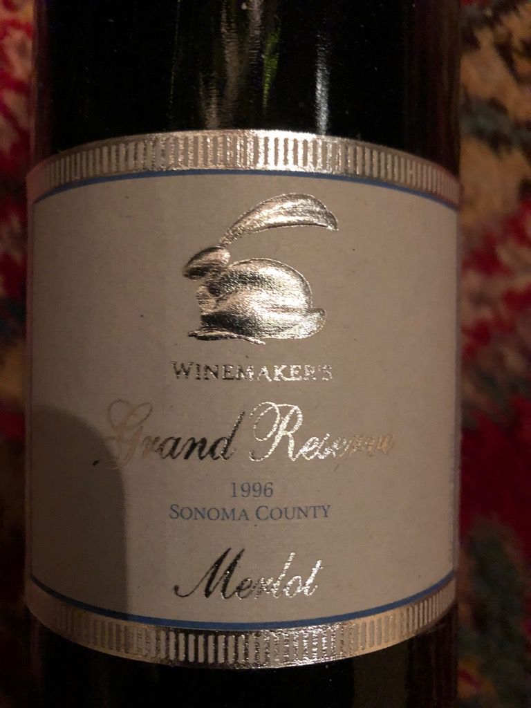 1995 Rabbit Ridge Merlot Winemaker's Grand Reserve, USA, California ...