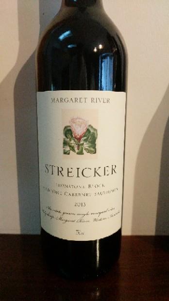 2013 Streicker Cabernet Sauvignon Ironstone Block Old Vine, Australia, Western Australia, South ...