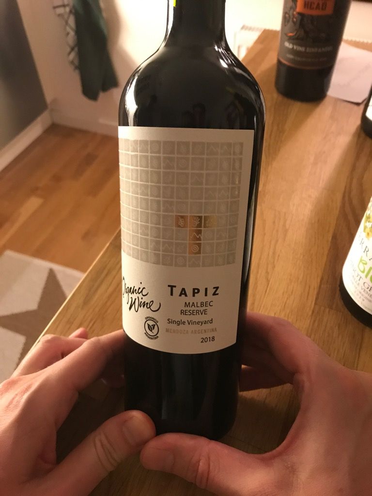 2019 Tapiz Malbec Single Vineyard Reserva, Argentina, Mendoza ...