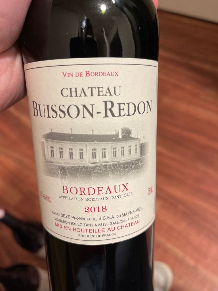 2018 Château Buisson-Redon, France, Bordeaux - CellarTracker