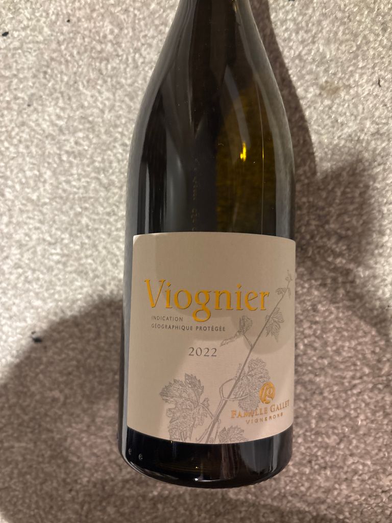 2022 Gallet, Famille Viognier, France, Rhône, Northern Rhône, Vin de ...