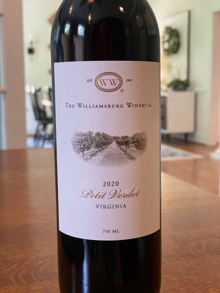 2020 Williamsburg Winery Petit Verdot, USA, Virginia - CellarTracker