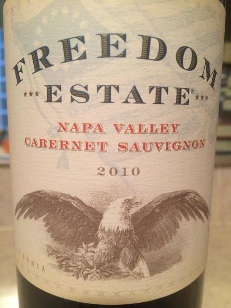 2010 Freedom Estate Cabernet Sauvignon Napa Valley Red Wine, USA ...