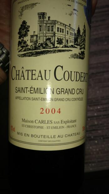 2004 Château Coudert, France, Bordeaux, Libournais, St. Émilion Grand ...