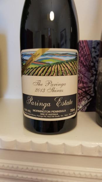 2013 Paringa Estate Shiraz The Paringa Single Vineyard, Australia ...