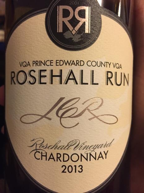 2013 Rosehall Run Chardonnay JCR Rosehall Vineyard, Canada, Ontario ...