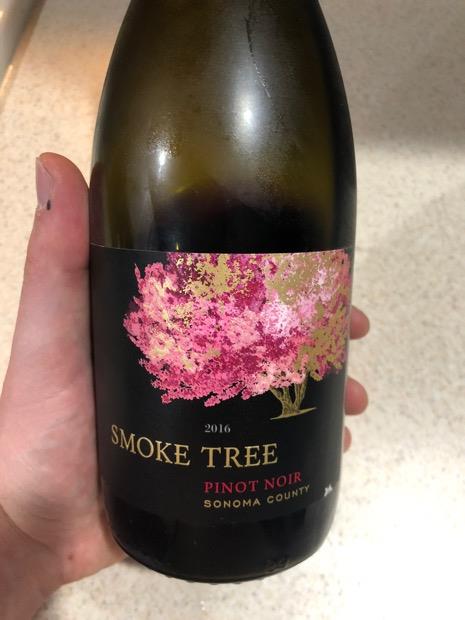2016 Smoke Tree Pinot Noir, USA, California, Sonoma County - CellarTracker