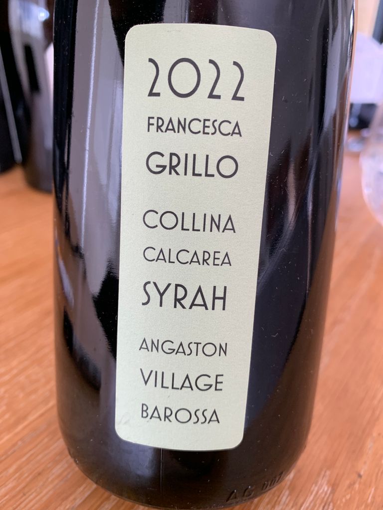 2022 Torzi Matthews Syrah Francesca Grillo Collina Calcarea, Australia, South Australia, Barossa ...