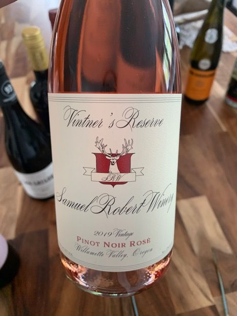 2019 Samuel Robert Winery Pinot Noir Vintner's Reserve Rosé, USA ...