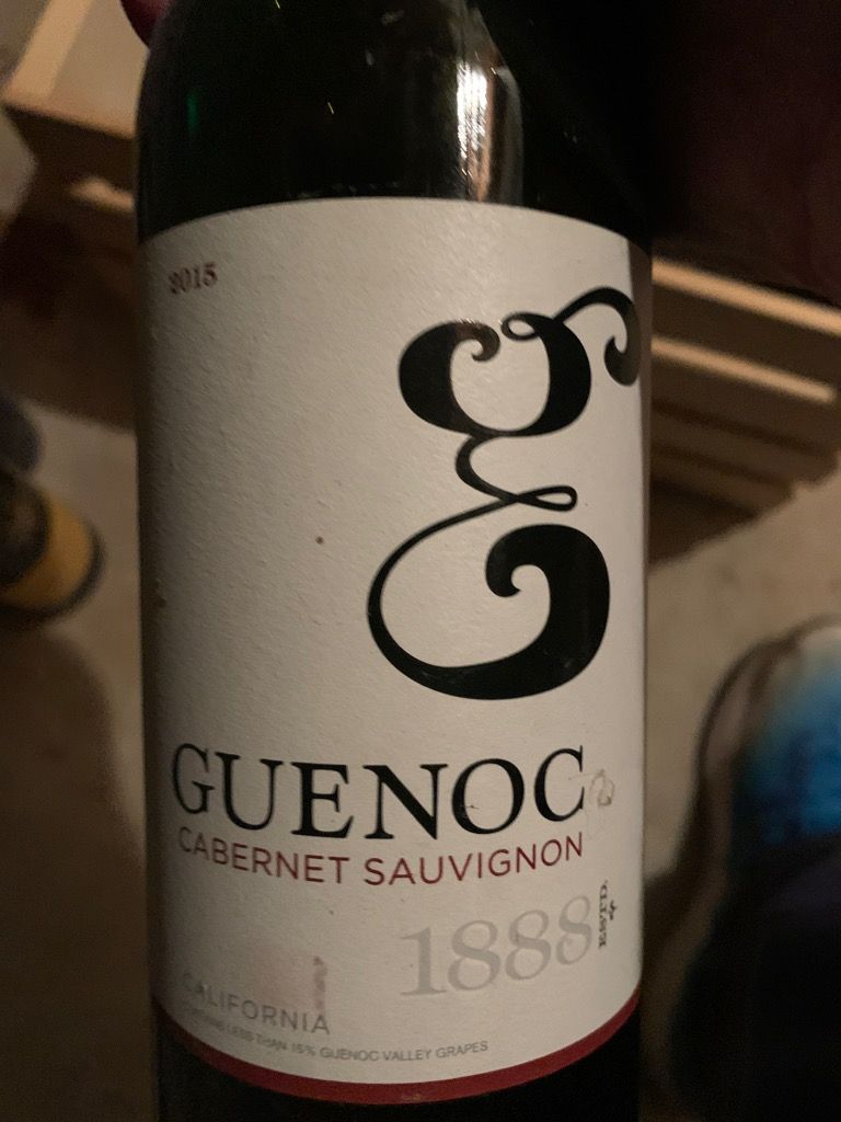 2015 Guenoc Cabernet Sauvignon California, USA, California - CellarTracker