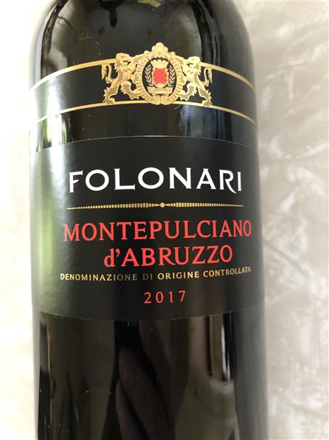 NV Folonari Montepulciano d'Abruzzo, Italy, Abruzzi, Montepulciano d ...